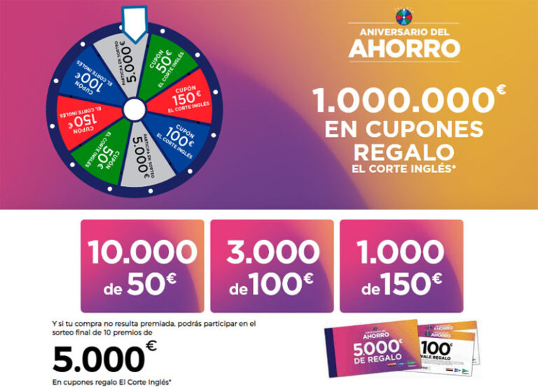 Sorteo Aniversario El Corte Inglés e Hipercor 2026 ¡Gana!